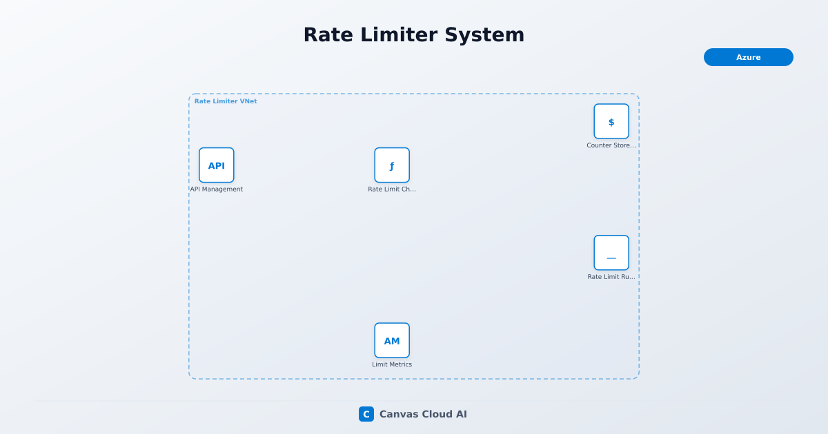 Rate Limiter System | Canvas Cloud AI